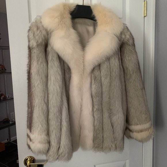 Jackets & Coats | Genuine Silver Fox Jacket | Poshmark